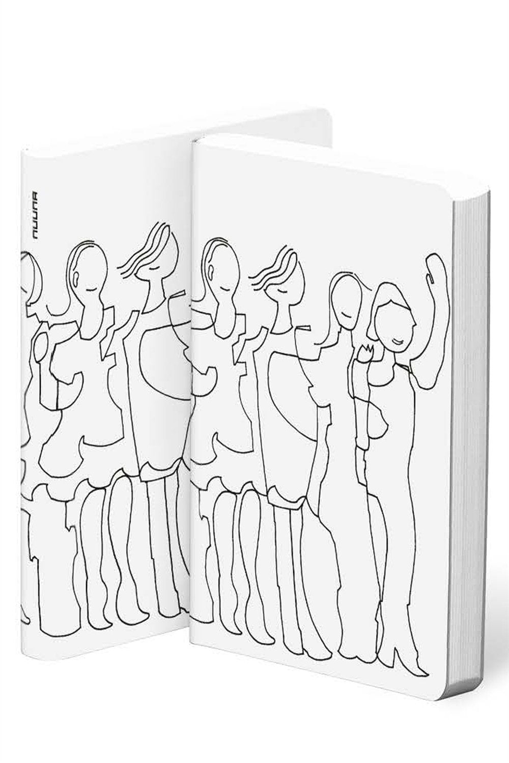 Nuuna Graphic S - FRIENDS BY MYRIAM BELTZ Notebook – Yirmiyedi Kuzguncuk