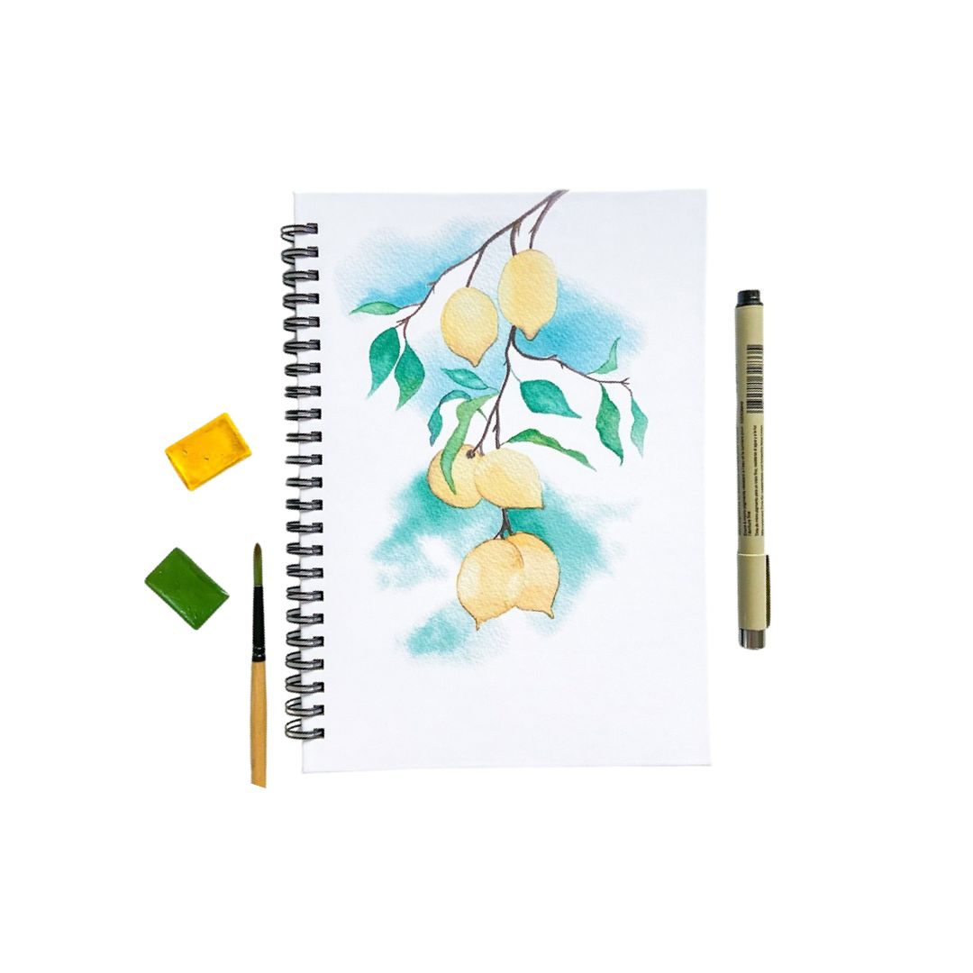 Lemon A5 Notebook – Yirmiyedi Kuzguncuk